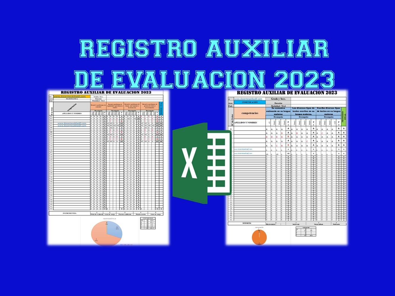 Registro auxiliar de evaluación automatizado para inicial primaria y ...