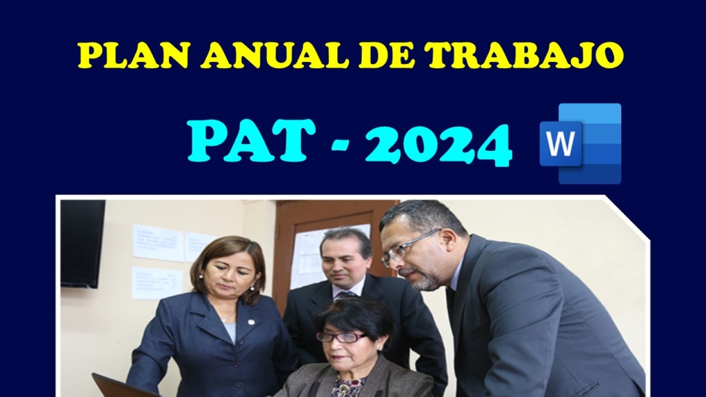 Plan anual de trabajo - PAT 2024 - Docentes al Dia DJF